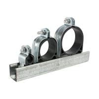 China Universal Unistrut Fittings Pipeclamp Custom Size Stainless Steel Strut Pipe Clamp For 41mm Channel System for sale