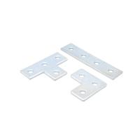 China Weatherproof Unistrut Fittings Connecting Plate Hot Dip Galvanized Anti corrosion for Outdoor Pipeline Support for sale