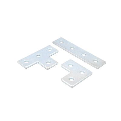 China Weatherproof Unistrut Fittings Connecting Plate Hot Dip Galvanized Anti corrosion for Outdoor Pipeline Support for sale