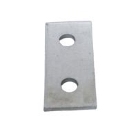 China Q195 / Q235 Unistrut Fittings Flat Plate Durable Galvanized For Building Construction for sale