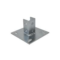 China PV Panel Mount Base Heavy Duty Support Base Q235 Steel Material for sale