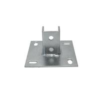 China PV Panel Mount Base Heavy Duty Support Base Q235 Steel Material for sale