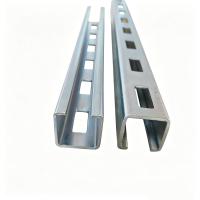 China Customized 27×18/28×30/38×40/30×30mm Galvanized Slotted C Channel for sale