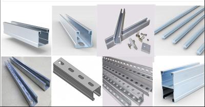 China Hot Dip Galvanized Steel Slotted Unistrut Channel 41x41x2.0 mm  41x41x2.5mm  Factory Price for sale