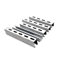 China 12 Gauge 14 Gauge Hot Dip Galvanized C Strut Channel 1-5/8 x 1-5/8 1-5/8 x 13/16 for Seismic Bracing for sale
