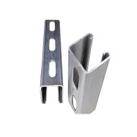 China Stainless Steel 304 316 Slotted Strut C Channel 41x41mm Multiple Sizes 1 Ton MOQ for sale
