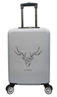 China Original Printing Pattern ABS Cabin Travel Luggage Scratch Resistant for sale