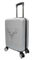 China Original Printing Pattern ABS Cabin Travel Luggage Scratch Resistant for sale