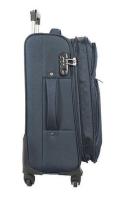 China 3pcs Soft Travel Luggage Set Softshell Suitcase With Spinner Wheels Normal Lock for sale