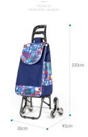 China 80-100litres Shopping Trolley Bag With Wheels Collapsible Grocery Cart for sale