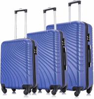 China 3 Piece Hard Shell Luggage Set , Suitcases With 360-Degree Spinner Wheels, Retractable Handle, 20 Inch Carry On for sale