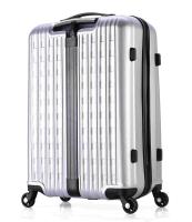 China Hard Luggage Sets 3 Piece Lightweight With Single Tie Rod Trolley System,  360 Degree Light Durable Wheels, TSA Lock for sale