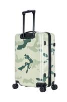 China ABS Luggage Set 3 Piece Set With Camouflage PC Printing,   Recessed Plane Wheel Durable  TSA Lock  Aluminium Trolley for sale