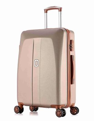 China ABS Luggage Set 3 Piece Set With Camouflage PC Printing Recessed Plane Wheel Durable  TSA Lock  Aluminium Trolley for sale