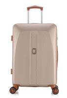 China ABS Luggage Set 3 Piece Set With Camouflage PC Printing Recessed Plane Wheel Durable  TSA Lock  Aluminium Trolley for sale