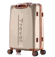 China ABS Luggage Set 3 Piece Set With Camouflage PC Printing Recessed Plane Wheel Durable  TSA Lock  Aluminium Trolley for sale