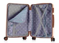 China ABS Luggage Set 3 Piece Set With Camouflage PC Printing Recessed Plane Wheel Durable  TSA Lock  Aluminium Trolley for sale