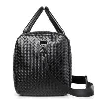 China Braid PU Fabric Retro Style Large Sports Duffel Bag Wear Resistant for sale
