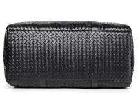 China Braid PU Fabric Retro Style Large Sports Duffel Bag Wear Resistant for sale