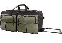 China 90-110Litres Capacity Heavy Duty Rolling Duffle Bag Soft Sided Suitcase for sale