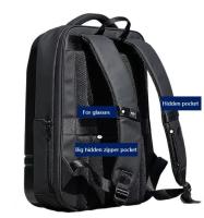 China Durable Hardshell Laptop Backpack With Safety Combination Lock Weight Reducing for sale