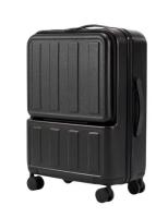 China 45-55L Light Macaron Color Cabin Carry On Suitcase With Half Front Compartment for sale