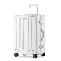 China TSA Approved Cabin Travel Luggage Aluminum Hard Shell Suitcase With Spinner Wheel for sale