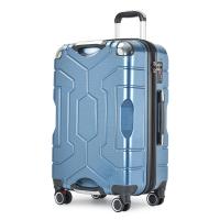 China Sturdy  ABS PC Lightweight Hard Travel Luggage Trolley Mechanical Style for sale