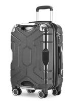 China Sturdy  ABS PC Lightweight Hard Travel Luggage Trolley Mechanical Style for sale