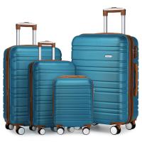 China ABS Hardcase Spinner Luggage Hard Sided Suitcase With Mute Wheels for sale