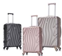 China Electronics Brushed Anti Scratching Hard Shell Cabin Suitcase Ergonomic Design for sale