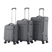 China EVA 600D Snow Polyester Soft Travel Luggage With Expandable Ergonomic Design for sale