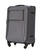 China EVA Padding Twill Nylon Fabric Soft Travel Luggage With Mute Double Wheels for sale