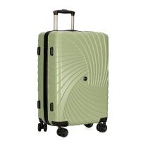 China Customerized Hard Travel Luggage Dull Satin Plain Texture ABS Anti Scratching for sale