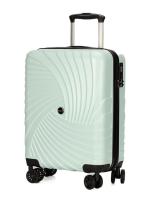 China Customerized Hard Travel Luggage Dull Satin Plain Texture ABS Anti Scratching for sale