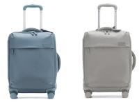 China Super Lightweight 2 Piece Soft Side Luggage Set Spinner Wheel Soft Shell Suitcase for sale
