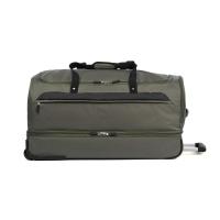 China Double Layered Rolling Trolley Duffel Bag  20-25kgs Load With Seperate Storage Cubes for sale