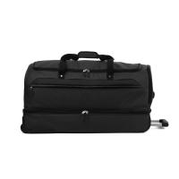 China Double Layered Rolling Trolley Duffel Bag  20-25kgs Load With Seperate Storage Cubes for sale