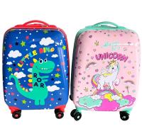 China 4 Wheeled Childrens Rolling Suitcase Multi Printed Customization Classic for sale