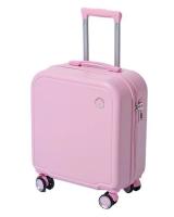 China OEM Childrens Rolling Suitcase With 1 Beauty Case Macaron Color  Youth Rolling Luggage for sale