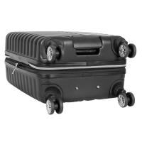 China Exquisite 3 Piece Hardside Luggage Set With Bottom Hidden Handle for sale