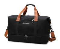 China Double Layers Gym Sports Duffel Bag Travel Duffle Bags Exquisite Design Big Capacity for sale