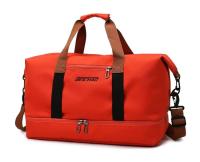 China Double Layers Gym Sports Duffel Bag Travel Duffle Bags Exquisite Design Big Capacity for sale