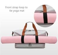 China Double Layers Gym Sports Duffel Bag Travel Duffle Bags Exquisite Design Big Capacity for sale