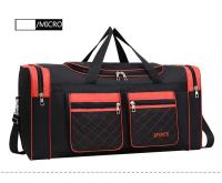 China Light Weight Travel Sports Duffel Bag With Embroidery Logo 600D Material for sale