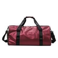 China Brightly Colored Sports Duffel Bag Nylon Gym Bag With Adjustable Carry Straps for sale