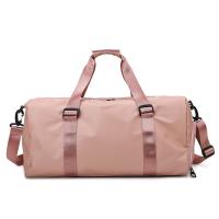 China Brightly Colored Sports Duffel Bag Nylon Gym Bag With Adjustable Carry Straps for sale