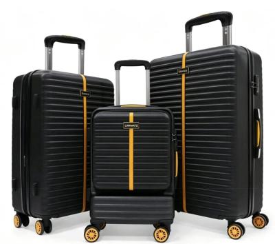 China Business and Travel  Multifunctional Use Luggage Set 3 Piece Set Hard Luggage Including An Front Open Pocket Easy Accessible Cabin Luggage for sale