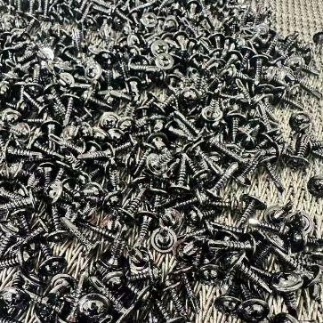 China [AOBANG] Black Galvanized Passivation+sealing, Rolling Plating, Screws for sale