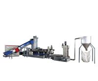 China recycling Hdpe Pelletizing Machine Single Screw noise free 750-850kg/h for sale